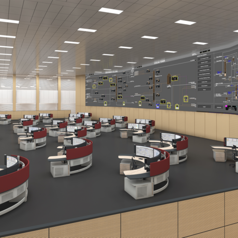 Security/CCTV Control Room Design, Furniture & Equipment - Mayteck