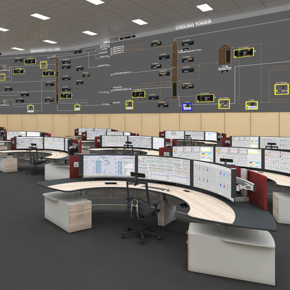 Security/CCTV Control Room Design, Furniture & Equipment - Mayteck